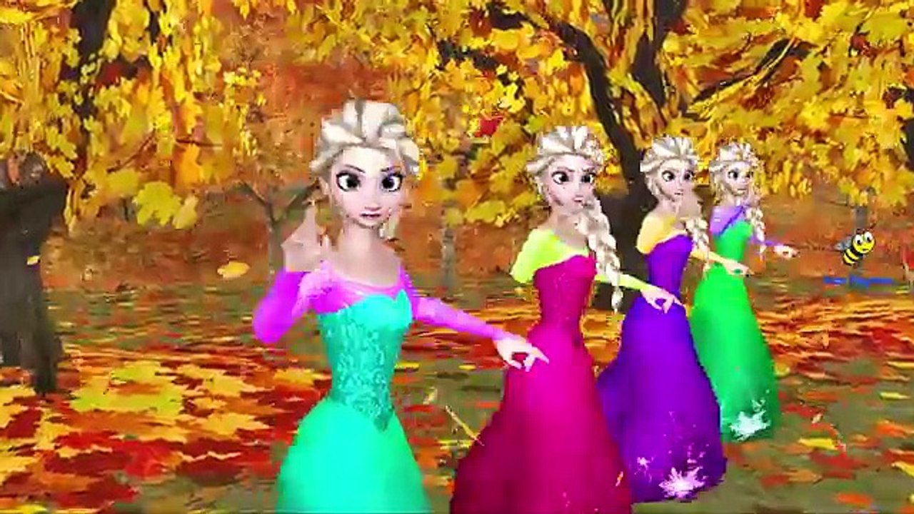 Frozen Elsa Anna Finger Family Songs Hokey Pokey Dance For Children ...