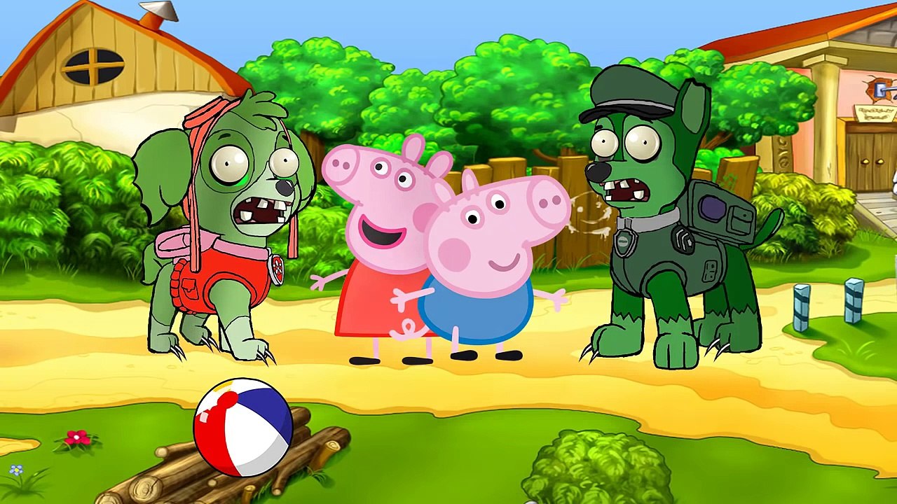 PAW Patrol Zombie Bites Peppa Pig Mutant Ninja Turtles Family Cartoon ...