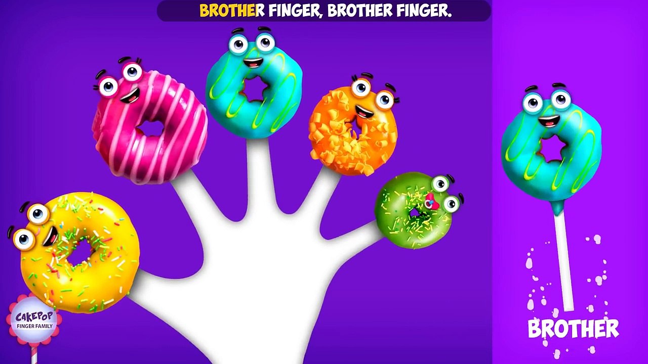 Cake Pop Finger Family Collection | Top 10 Finger Family Collection ...