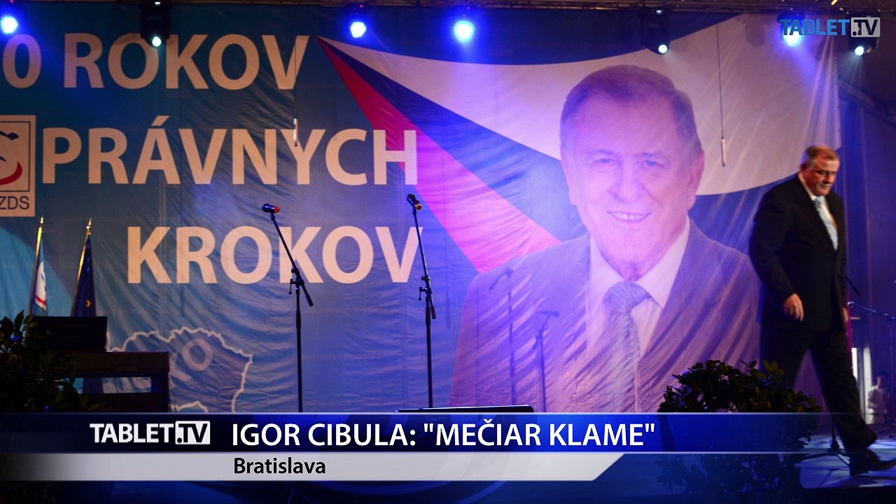 IGOR CIBULA-MEČIAR KLAME - video Dailymotion