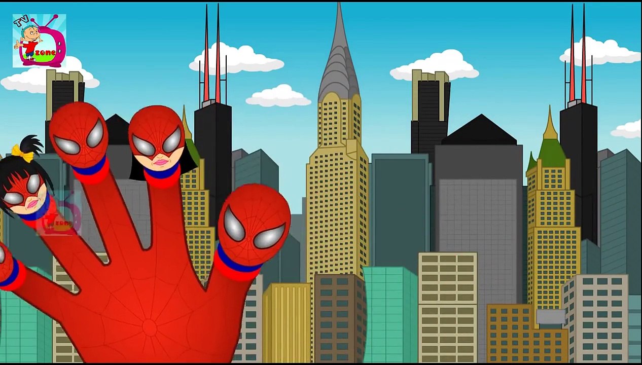 Spiderman Finger Family | Finger Family | Nursery Rhymes For Children ...