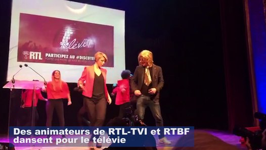 Les animateurs de RTL-TVI et de la RTBF dansent pour le télévie - Vidéo ...