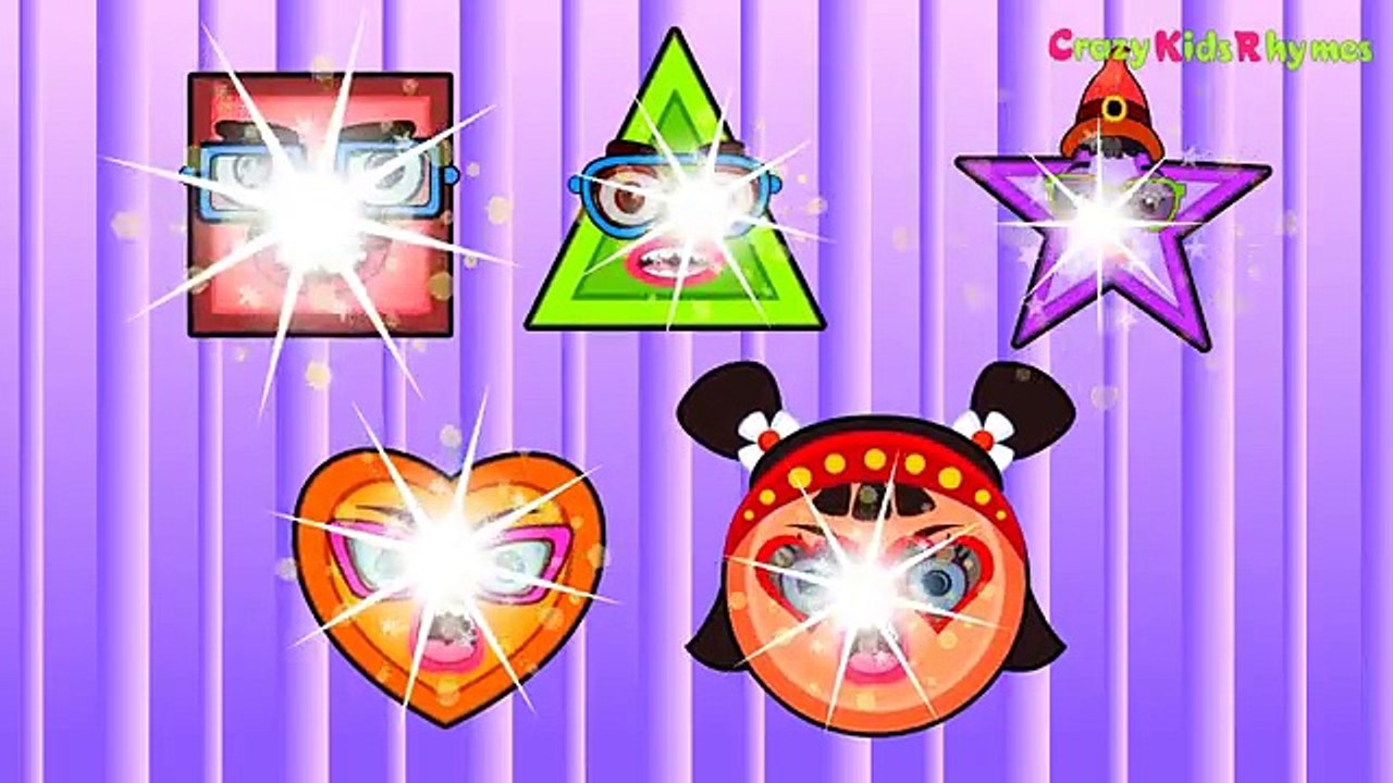 Shapes Finger Family | Nursery Rhymes | Finger Family Rhymes Songs ...