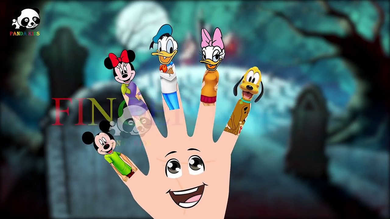Mickey Mouse Transform Into Scooby-Doo Finger Family Songs - Daddy ...