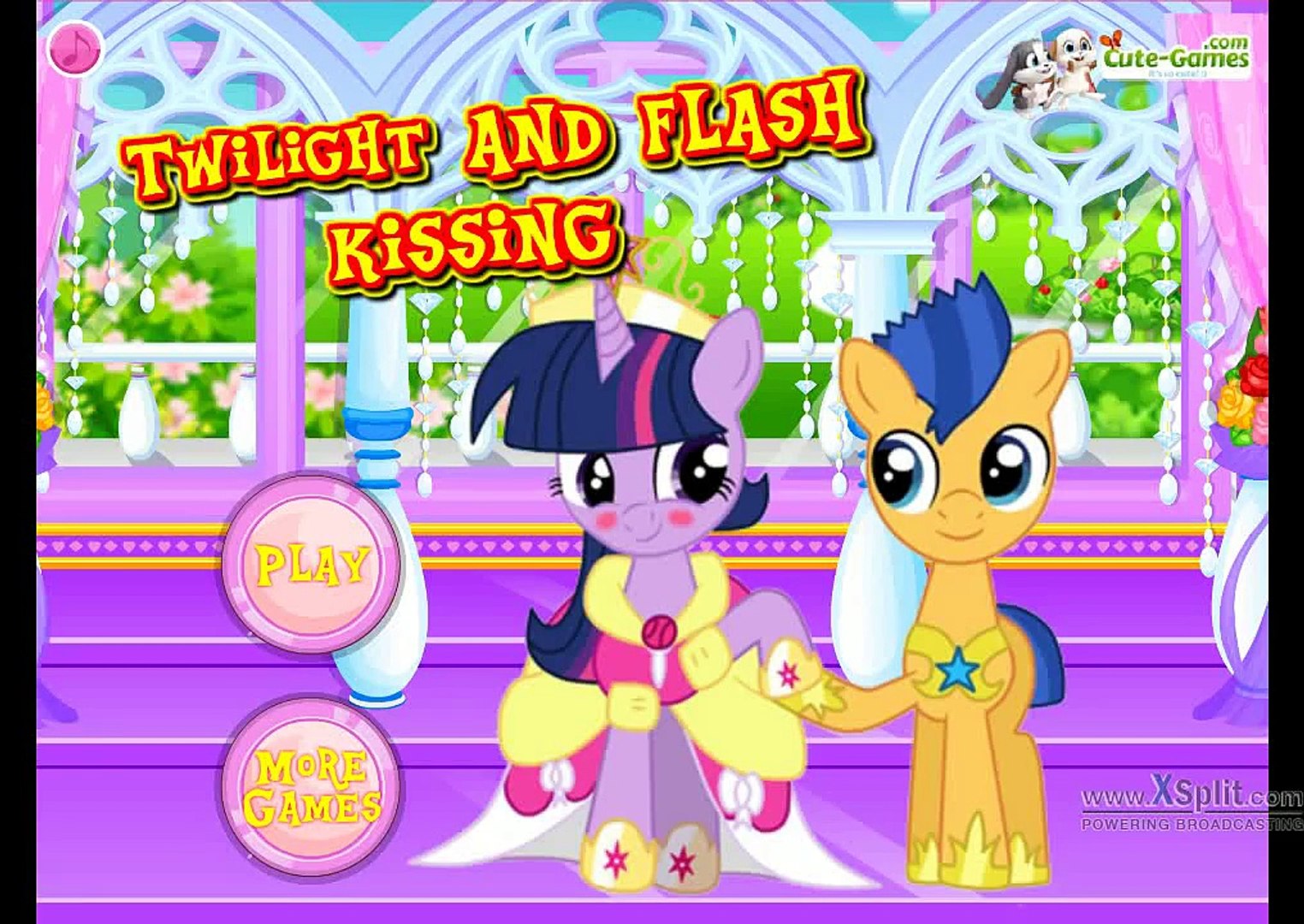My Little Pony Twilight Sparkle And Flash Sentry Kiss