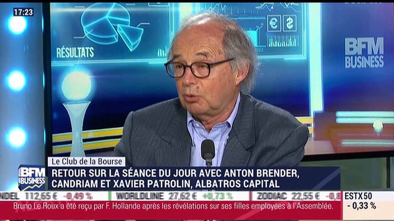 Le Club de la Bourse: Xavier Patrolin, Anton Brender et Frédéric Rozier ...