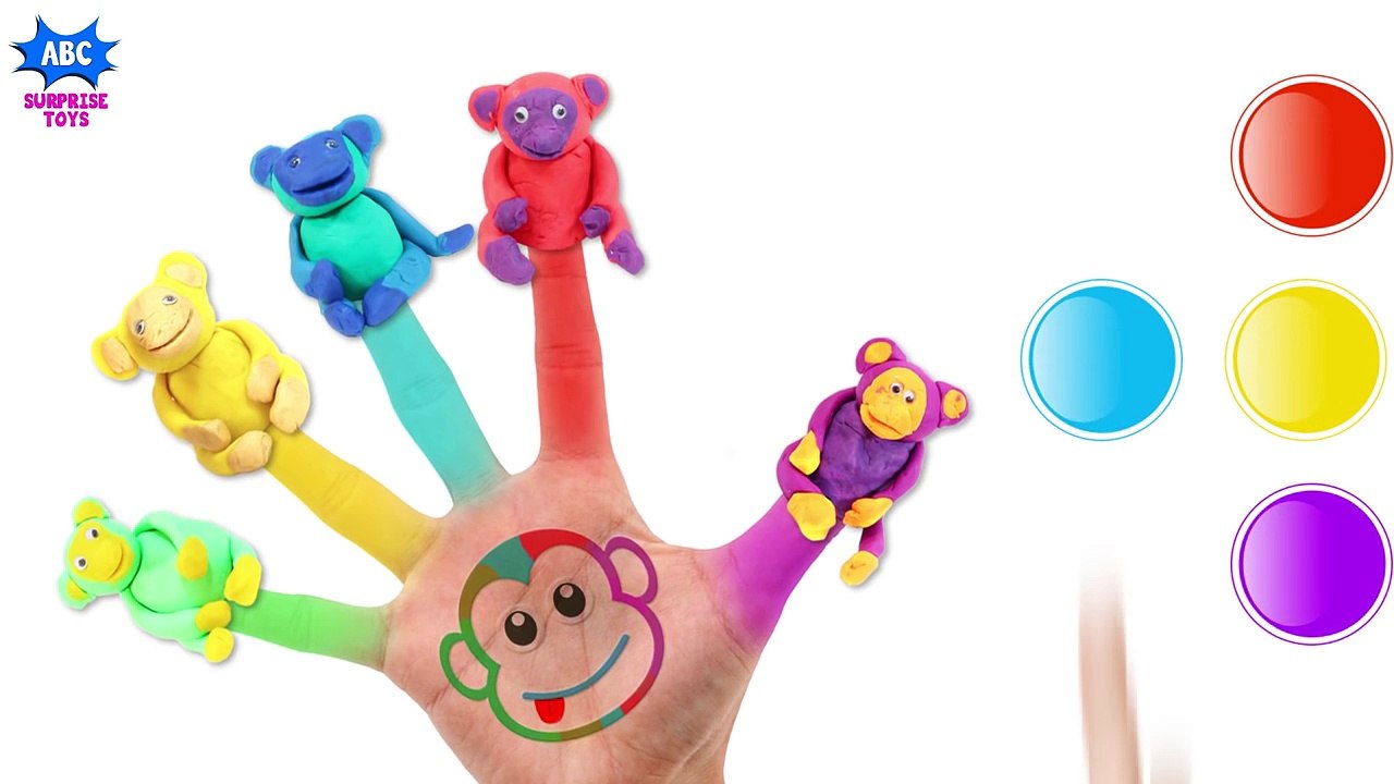 Learn Colors for Children Smash Frog Finger Family Song _ Animal Finger ...