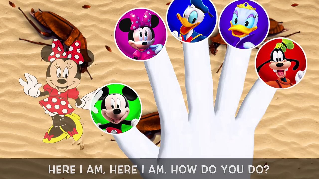 Mickey Mouse Gross Feet Bugs House Surprise Finger Family Song! – Видео ...