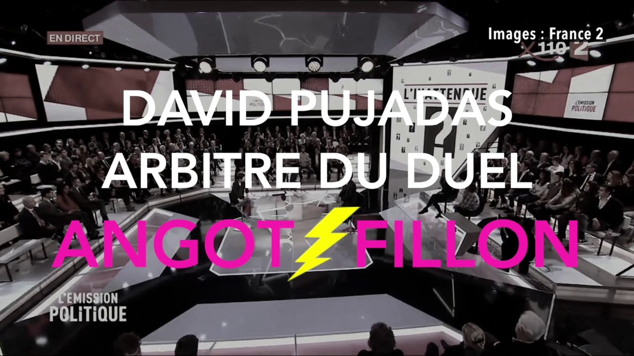 David Pujadas, arbitre du duel Angot-Fillon - Vidéo Dailymotion