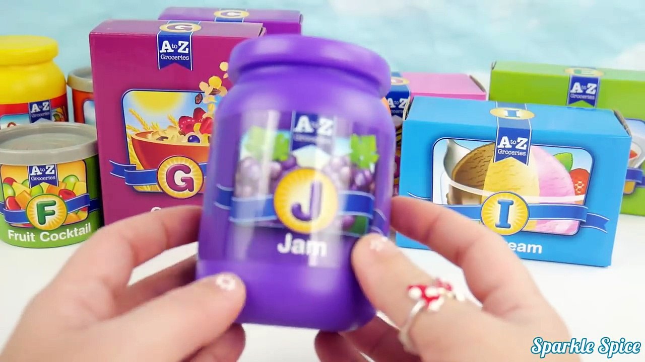 Learn ABC Alphabet With A to Z Alphabet Groceries! Fun Educational ABC ...