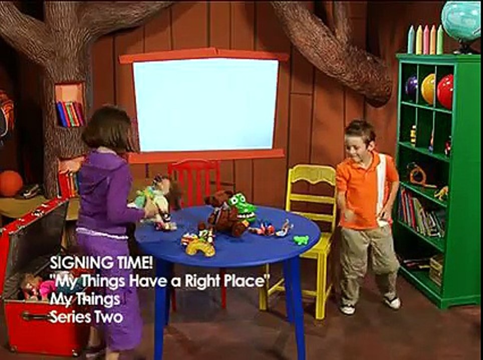 Signing time Vol 9 My Things─影片 Dailymotion