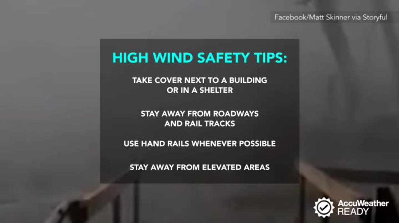 High wind safety tips - video Dailymotion