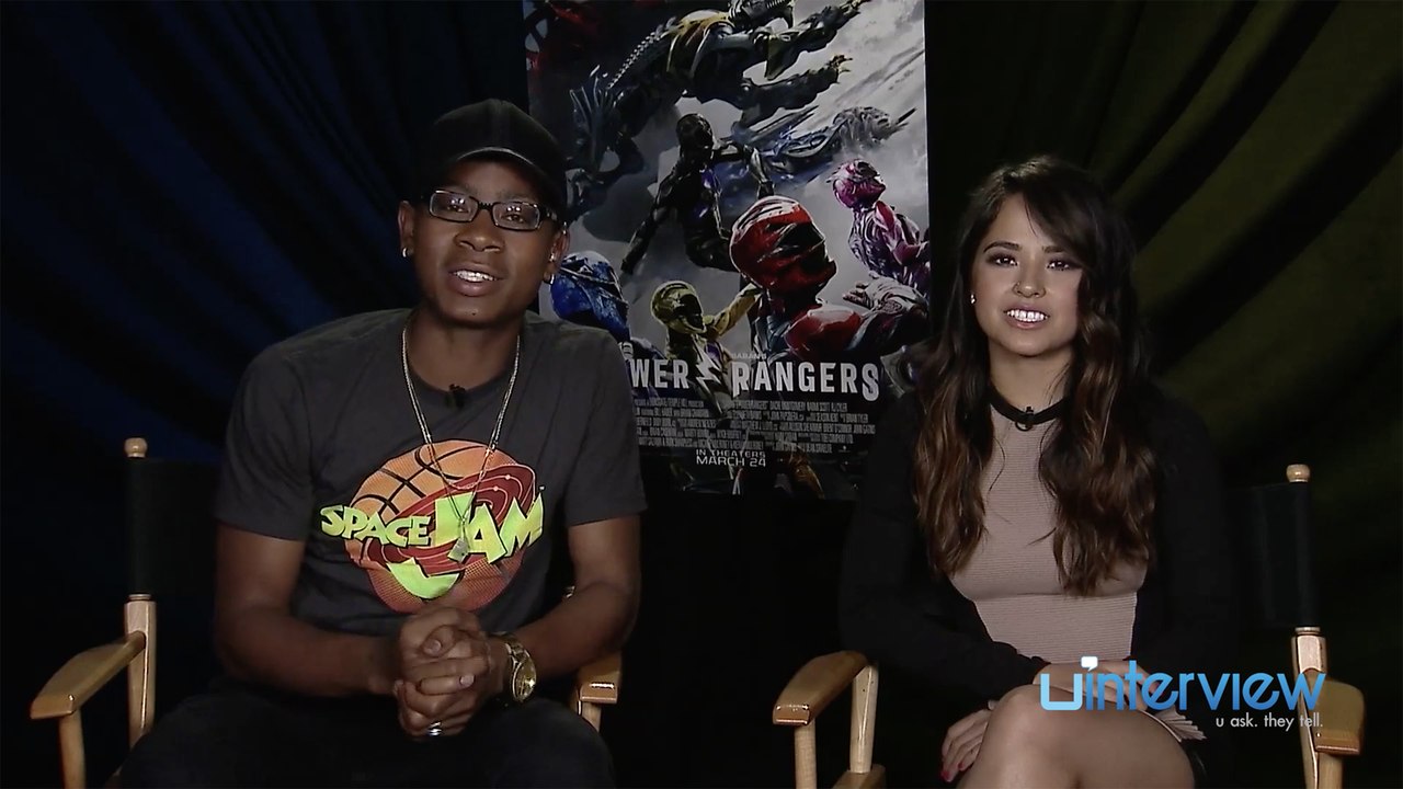 RJ Cyler & Becky G on 'Power Rangers,' Autism, LGBTQ, Superhero - video ...
