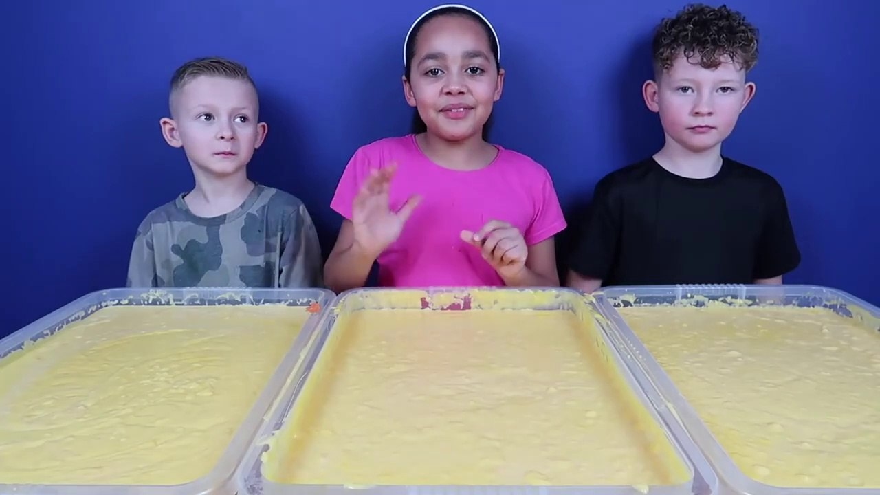Kids vs Food! Super Gross Toy Challenge - CUSTARD! Shopkins - Num Noms ...