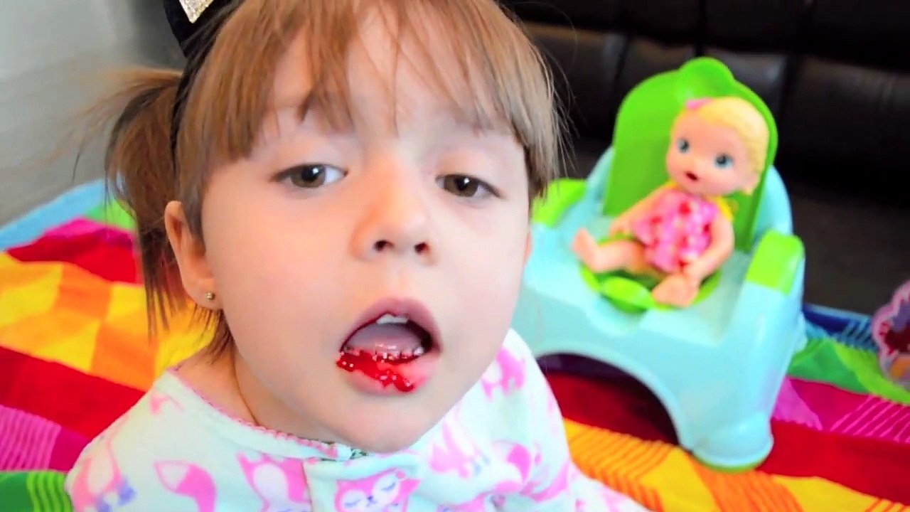 Bad Baby Bloody Tooth Makeup Fail Compilation- Toy Freaks Out ...