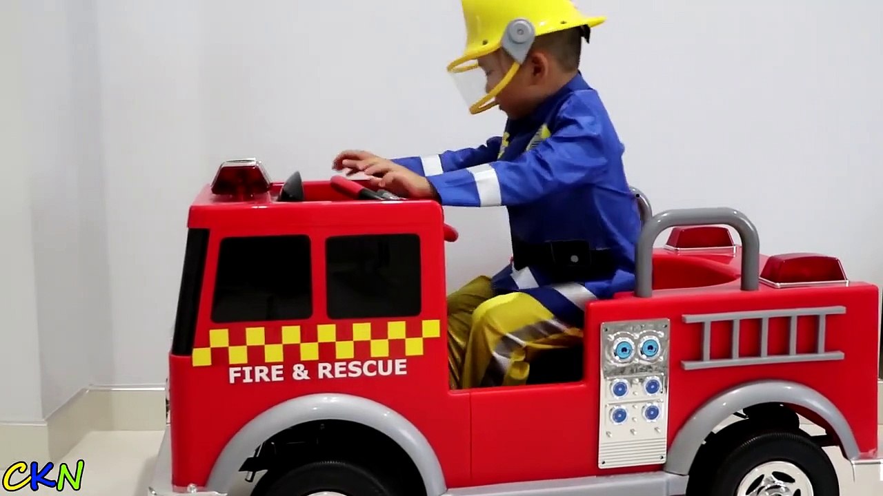 BIGGEST Fireman Sam Toy Collection Ever Giant Surprise Egg Opening Fire ...