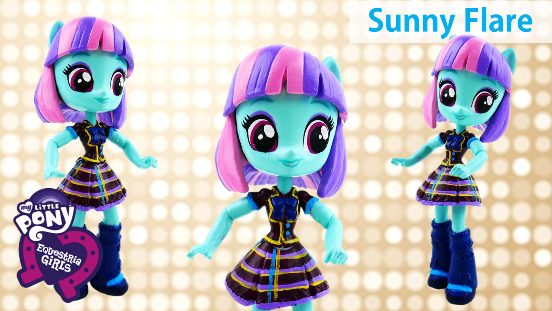 My Little Pony Sunny Flare Shadowbolts Friendship Games Equestria Girls Minis Doll Custom
