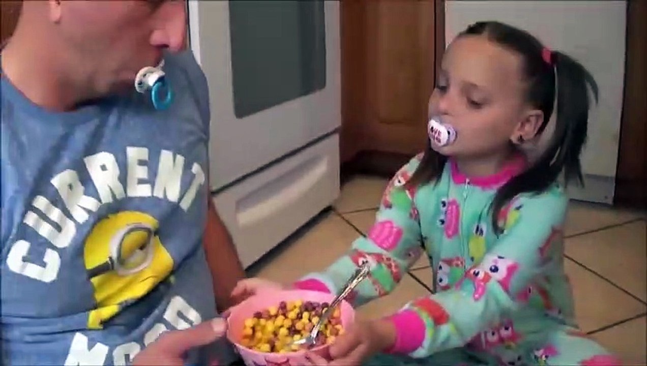 Crying baby Bad Baby Victoria Vacuum Attacks Annabelle & Crybaby Daddy ...