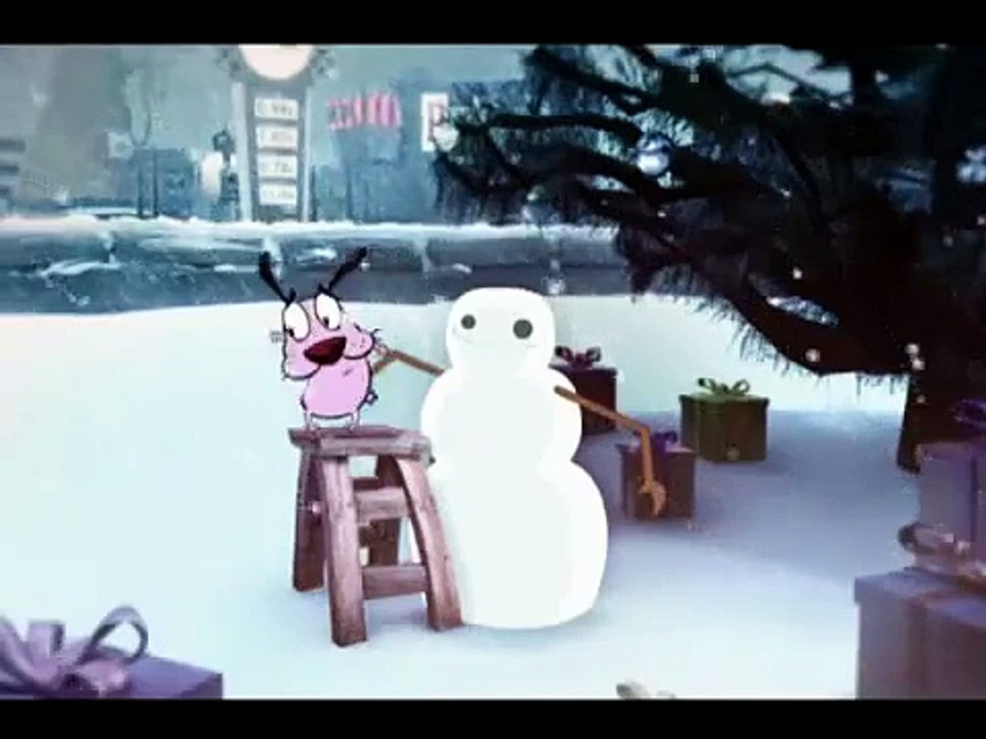 Courage The Cowardly Dog Snowman