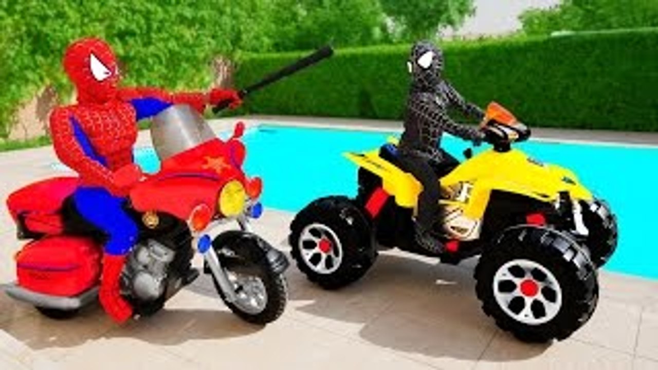 Bad Baby RUN AWAY From POLICE Spiderman! Cars For Kids Toys w/ Hulk ...