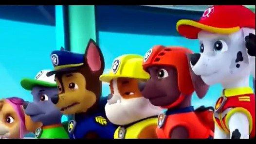 Paw patrol pups save a basketball game