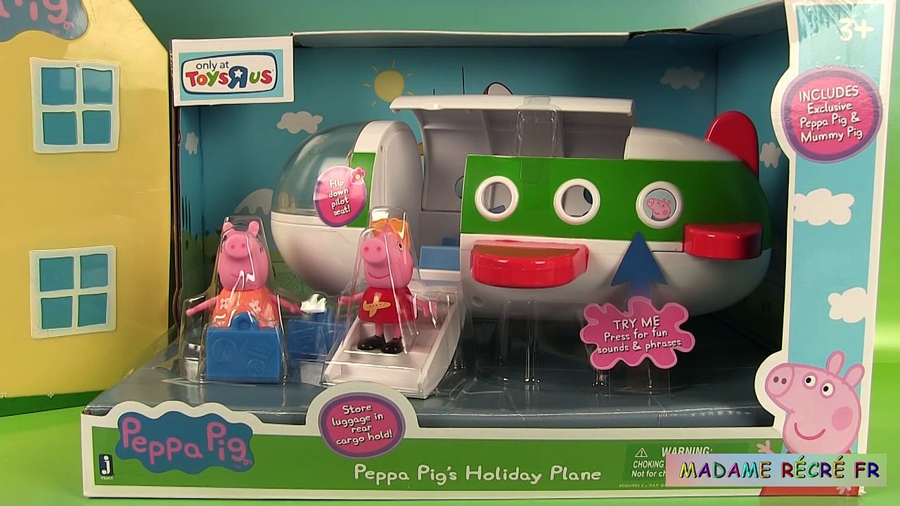 Peppa Pig Jouets L’Avion des vacances de Peppa Airplane - video Dailymotion