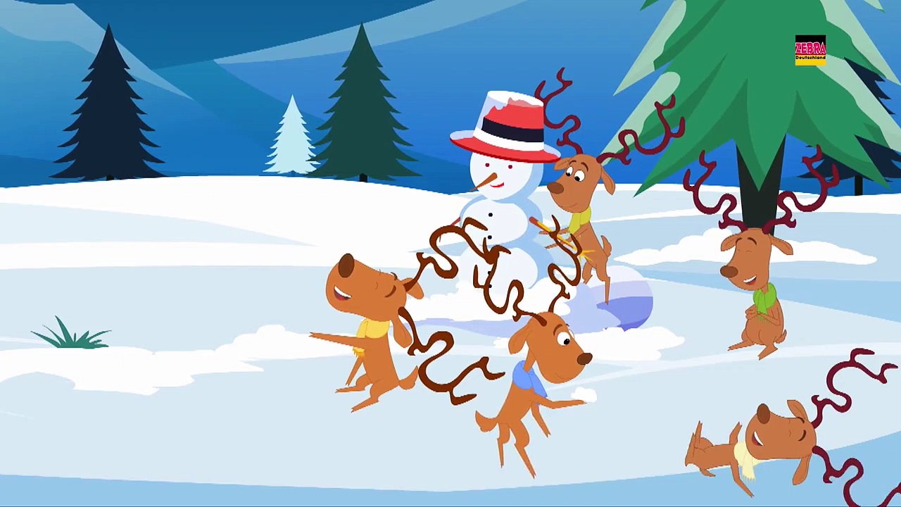 Rudolph Rote Nase Reindeer _ Weihnachts lied _ Fröhliche Wei - Video ...