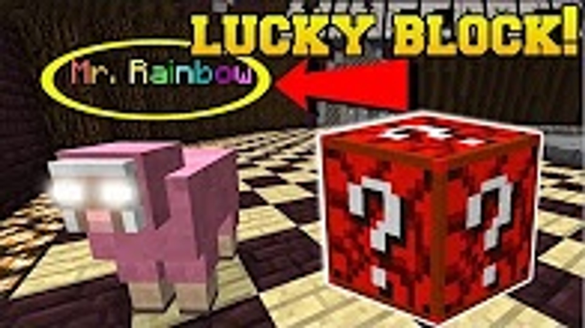 Minecraft Popularmmos Lucky Block Poster