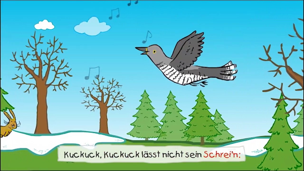 Kuckuck rufts aus dem Wald - Kinderlieder Klassiker zum Mitsingen-o ...
