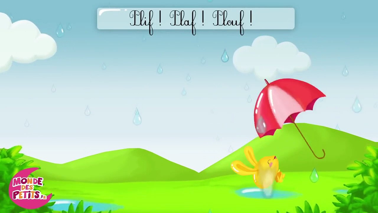 Flic, flac, floc - La comptine de la pluie - Les Titounis-pA_TzBI7KtQ ...