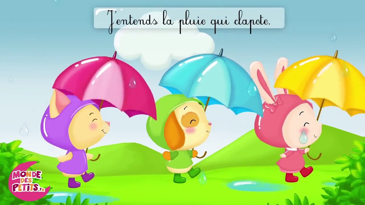 Flic, flac, floc - La comptine de la pluie - Les T - Video Dailymotion