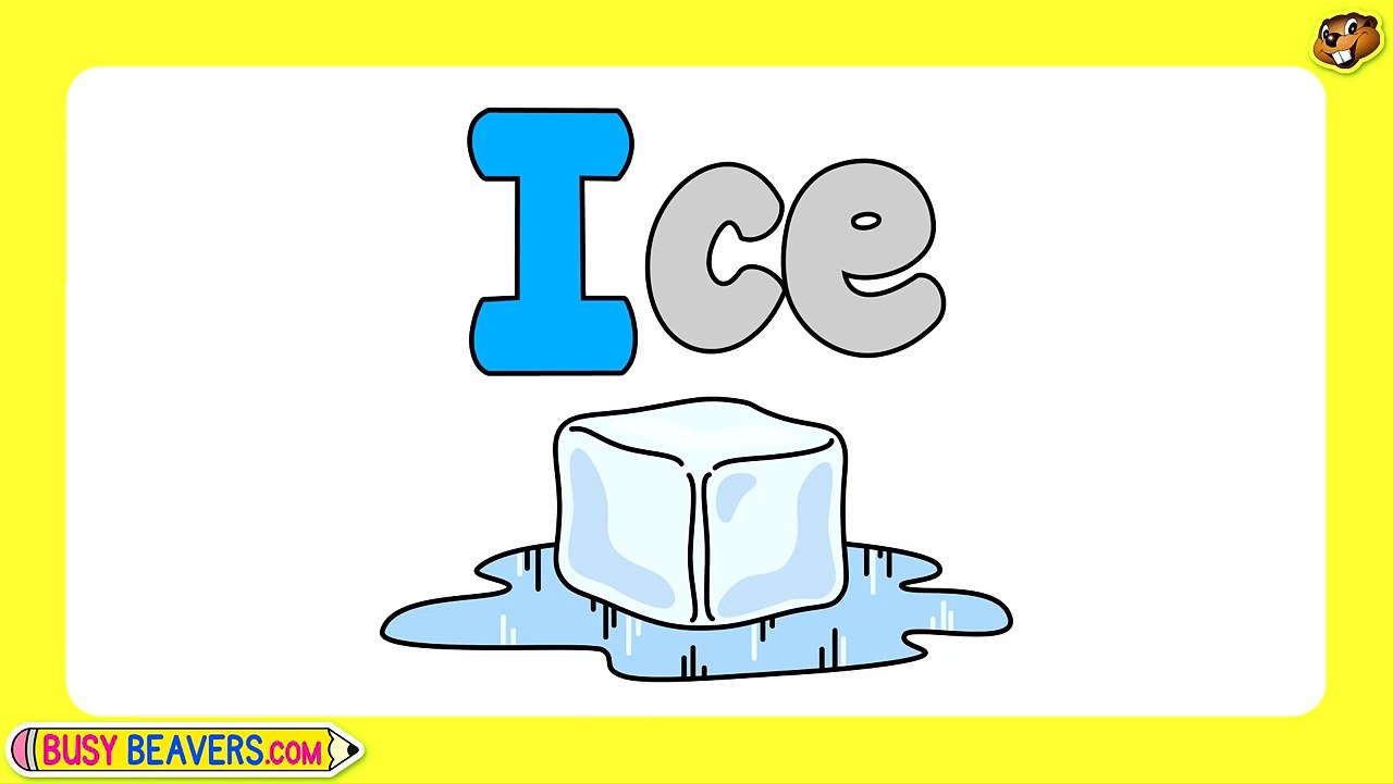 'I is for Ice' _ Level 1 Upper Case 'I' _ Babies & Toddlers Learn the ...