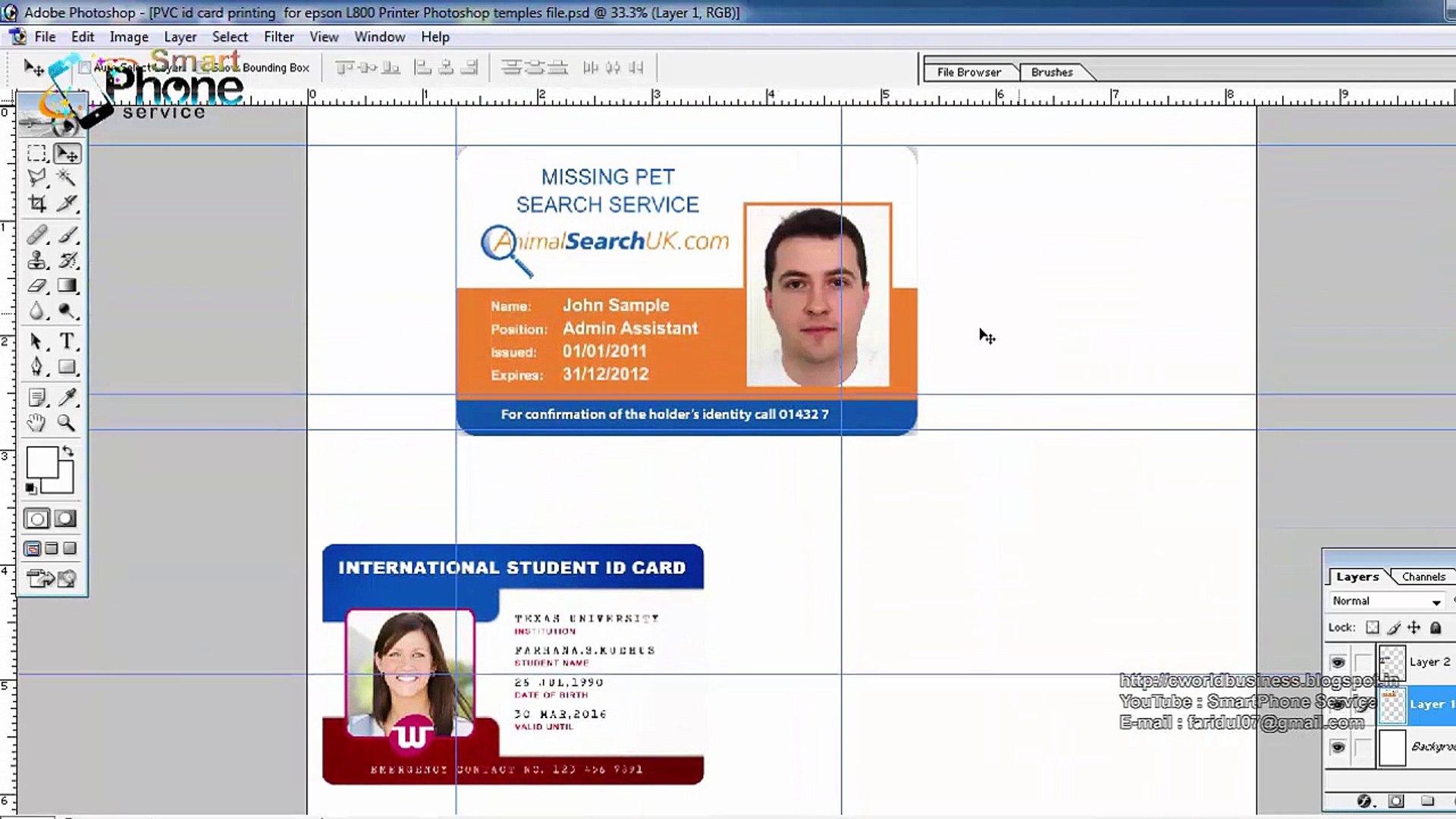 Pvc Id Card Template – Mightyprintingdeals.com Pvc Id Card Template – Mightyprintingdeals.com