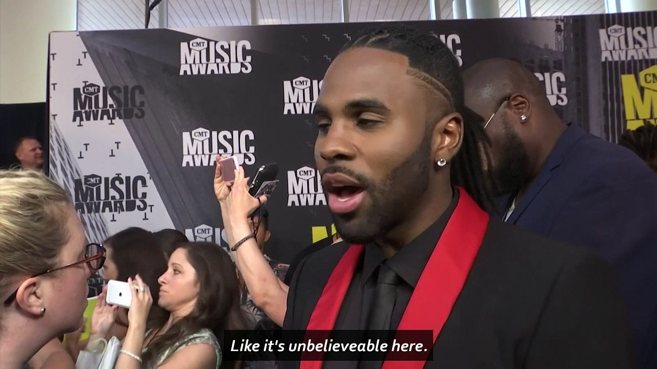 CMT Music Awards: Jason Derulo toys with moving to Nashville - video ...