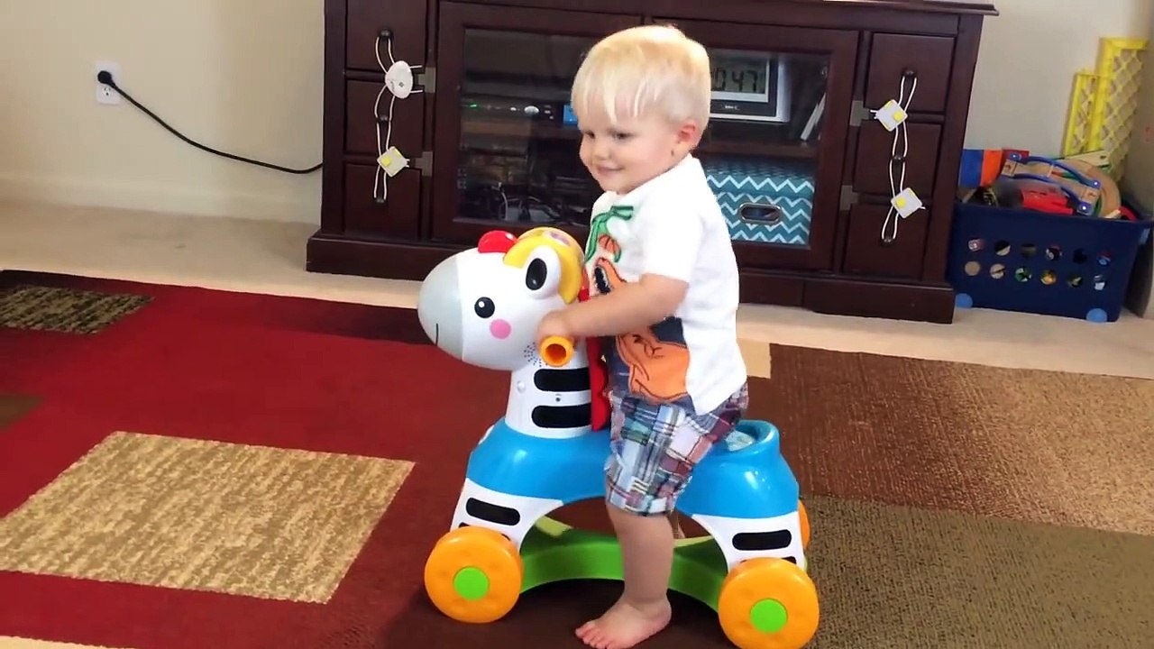 Fisher Price Rollin' Tunes Zebra Ride On Toy---IOg - Video Dailymotion