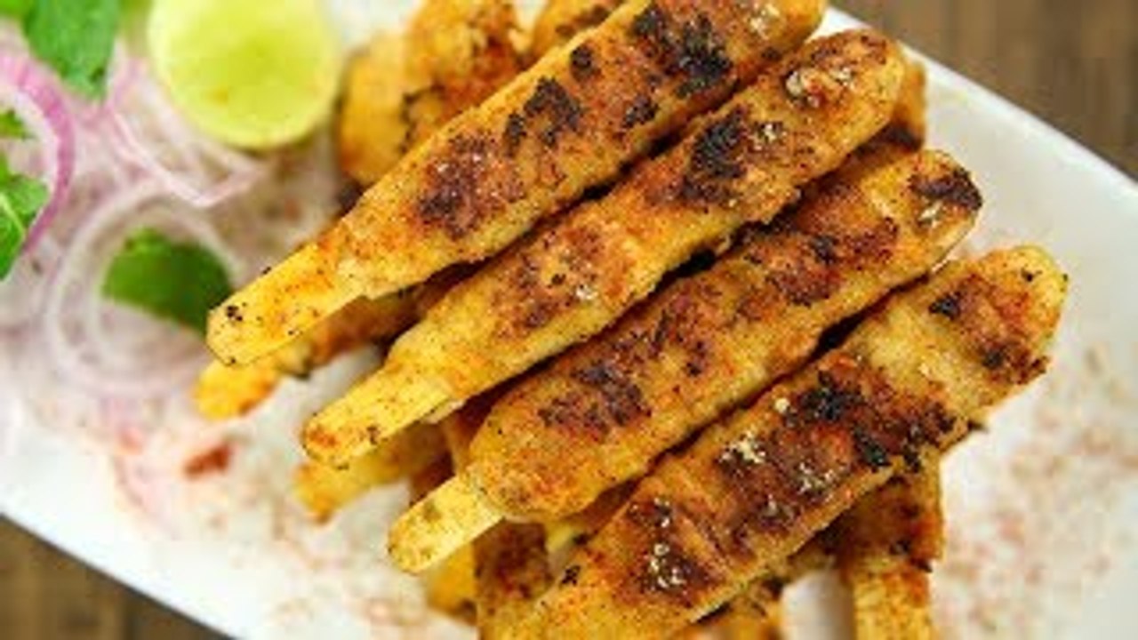 How To Make Soya Chaap Tikka | Restaurant Style Soya Chaap Sticks Recipe | Recipe by Varun ...