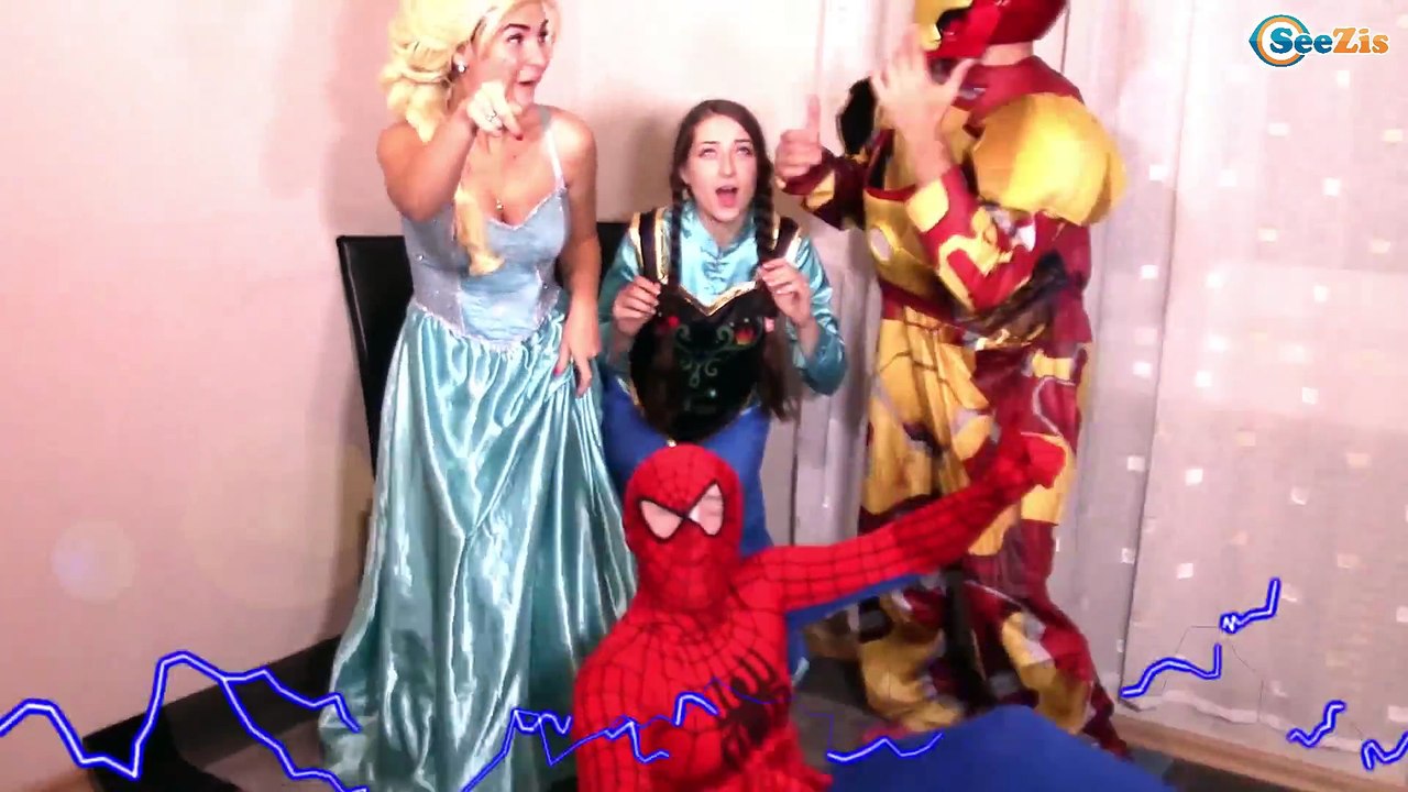 Frozen Elsa Spiderman Anna Joker Poop Party | Superheroes Fun Movies ...