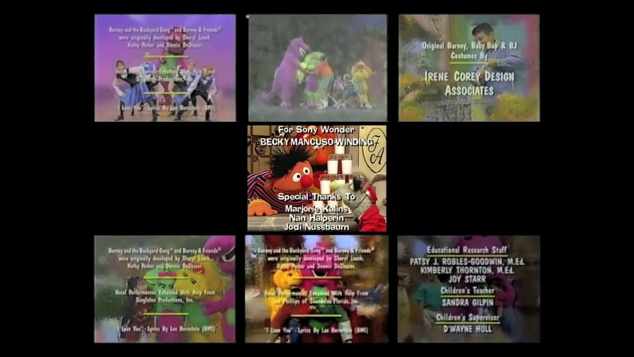 Barney and Sesame Street Credits Remix - Video Dailymotion