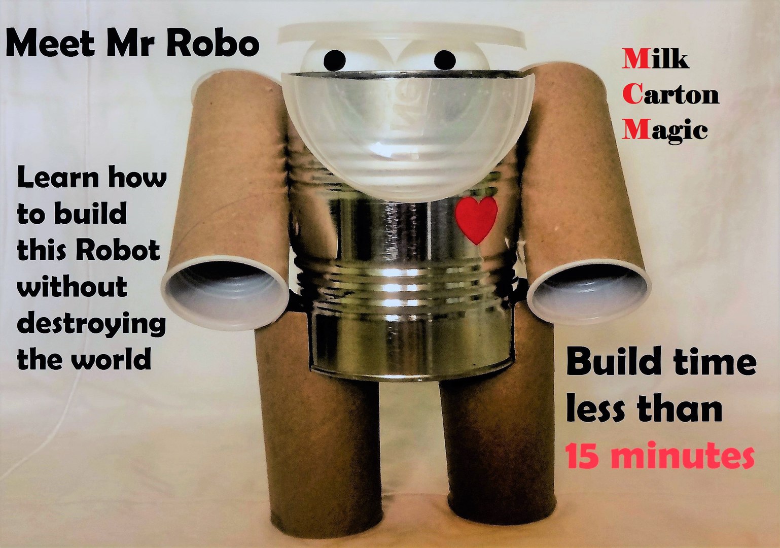 Make Robot With Recyclable Materials DIY Plastic Bottle Robot Night