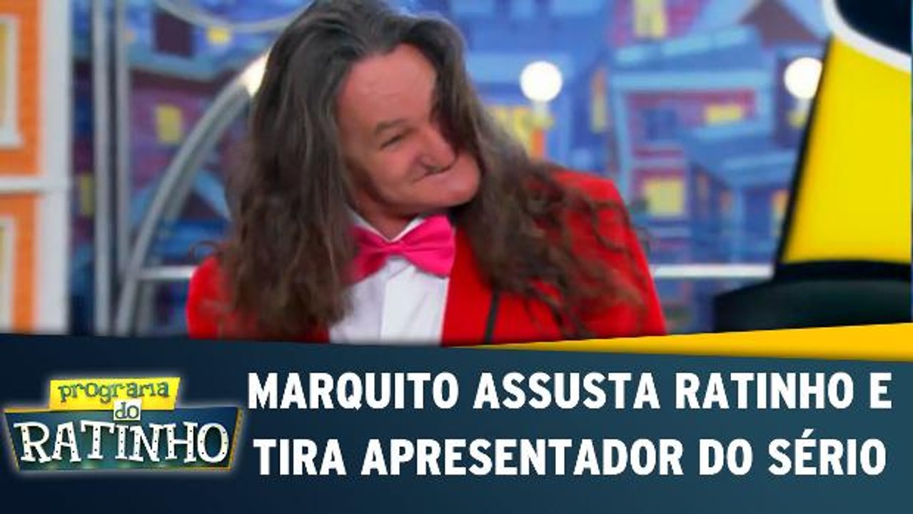Marquito assusta Ratinho e tira apresentador do sério - Vídeo Dailymotion