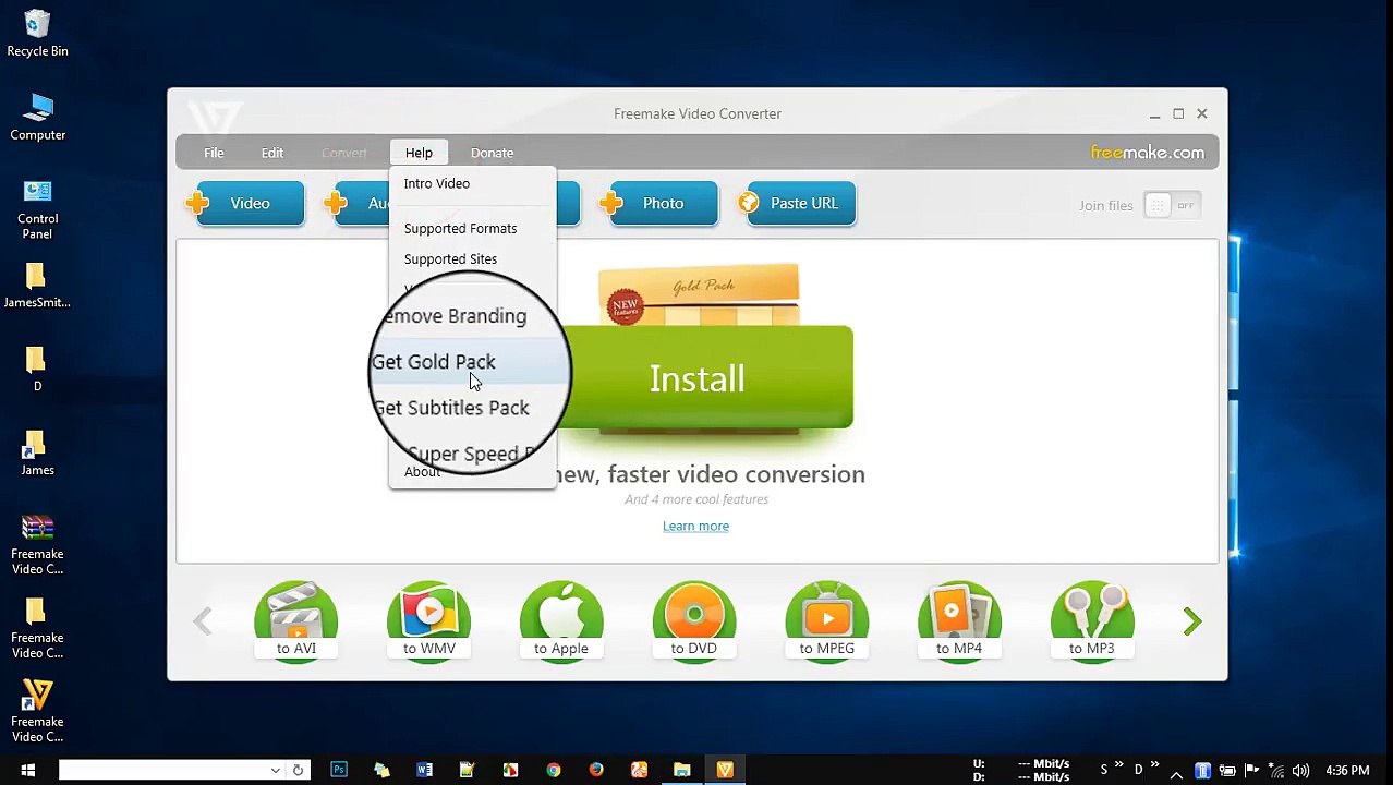 Freemake Video Converter 4.1.9.94 Gold Pack Key - Serial key Crack full ...