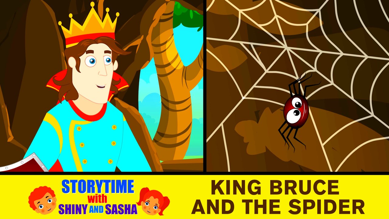 King Bruce and The Spider | Bedtimes Story For Kids | NEVER GIVE UP ...