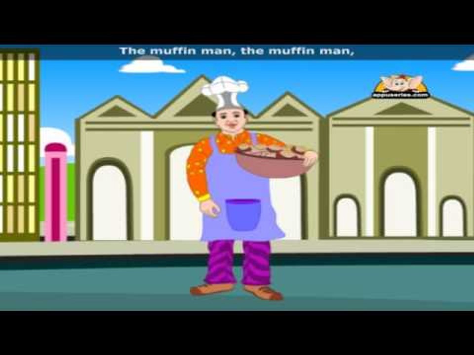 The Muffin Man with Lyrics - Nursery Rhyme - video Dailymotion