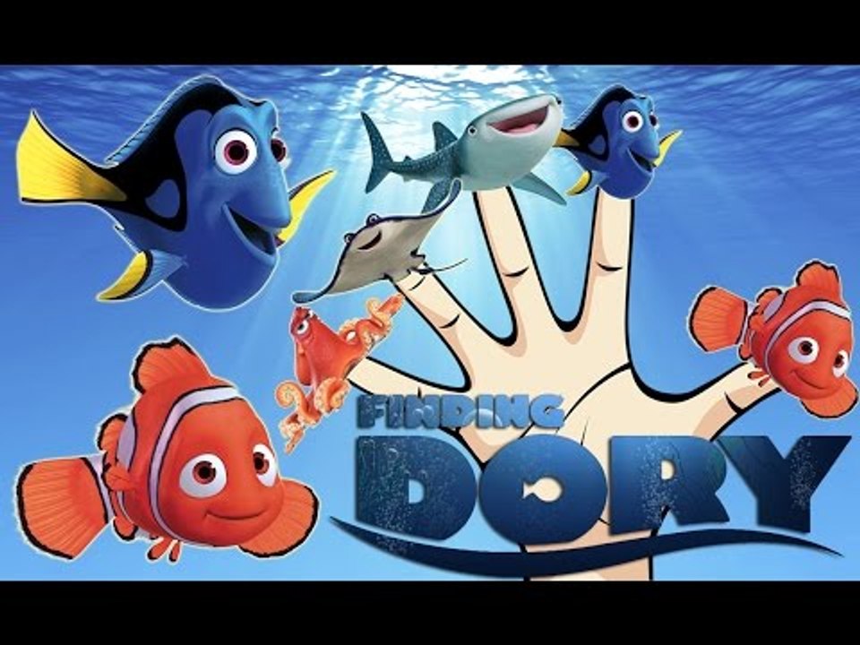 Finding Dory Finger Family | Fun Nursery Rhyme Song for Kids - Video ...