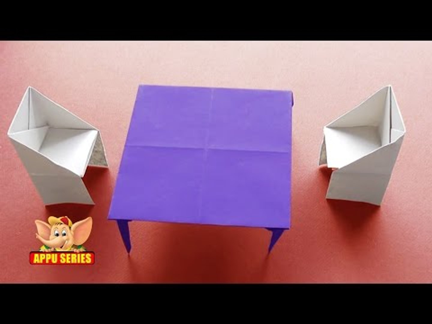 How To Make A Paper Table Dailymotion Paper Flower DIY : Evening
