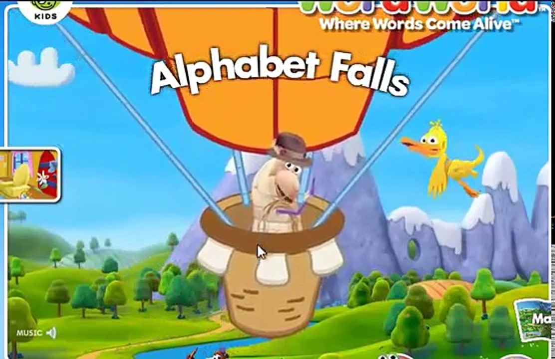 WordWorld Alphabet Falls WordWorld Games PBS Kids - Dailymotion Video