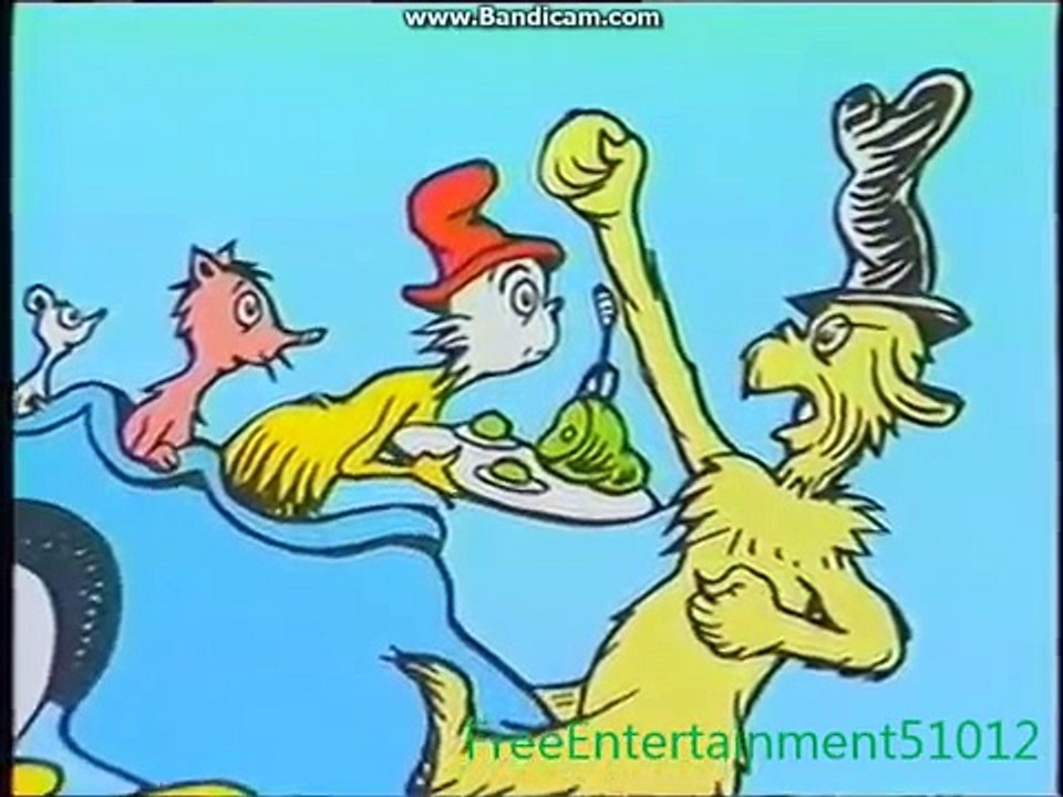 2 Dr Seuss Favorites: Green Eggs and Ham and The Cat in the Hat (VHS ...