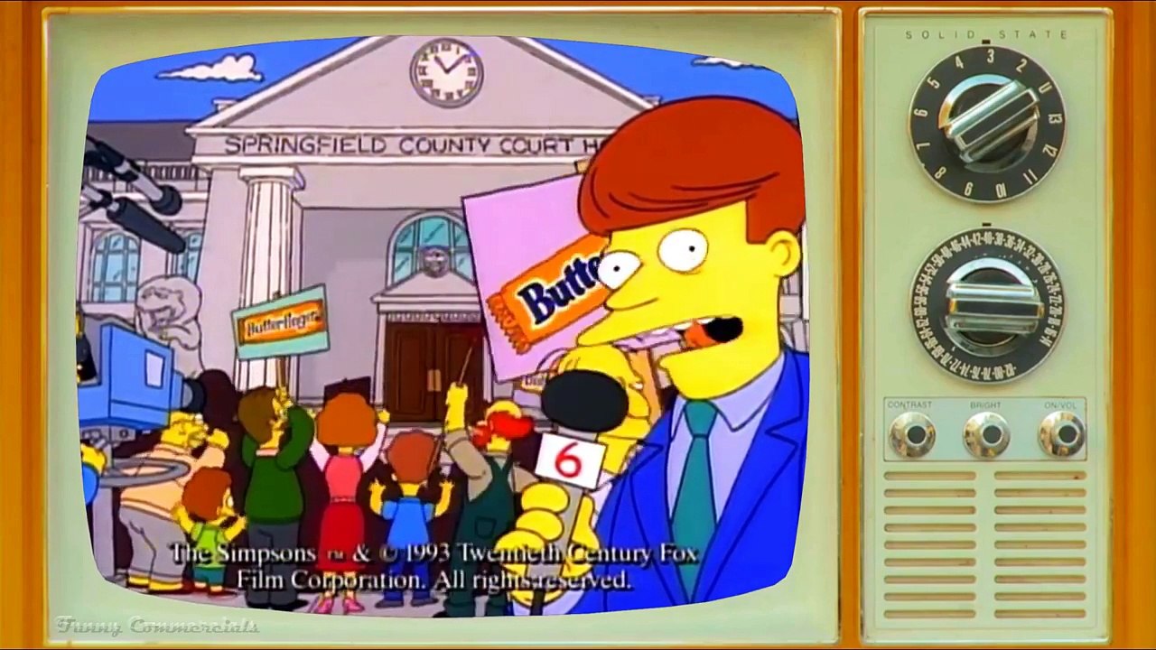 All The Simpsons Butterfinger Funny Commercials 2001-1988 - video ...