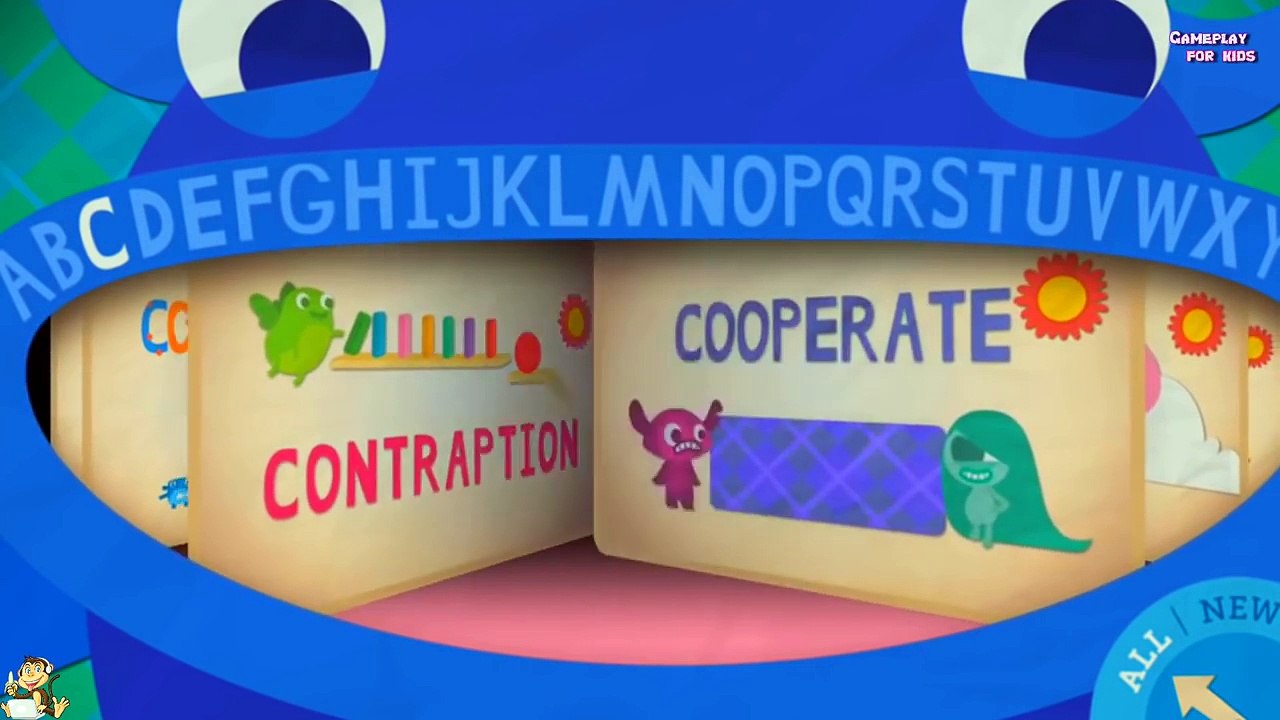 Endless Alphabet artistic A2Z Educational iPad App for kids experiment ...