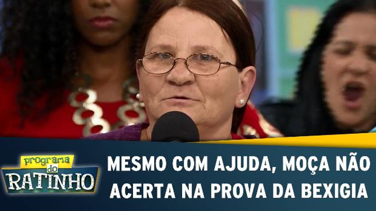 Mesmo com ajuda, moça não acerta na Prova da Bexiga - Vídeo Dailymotion